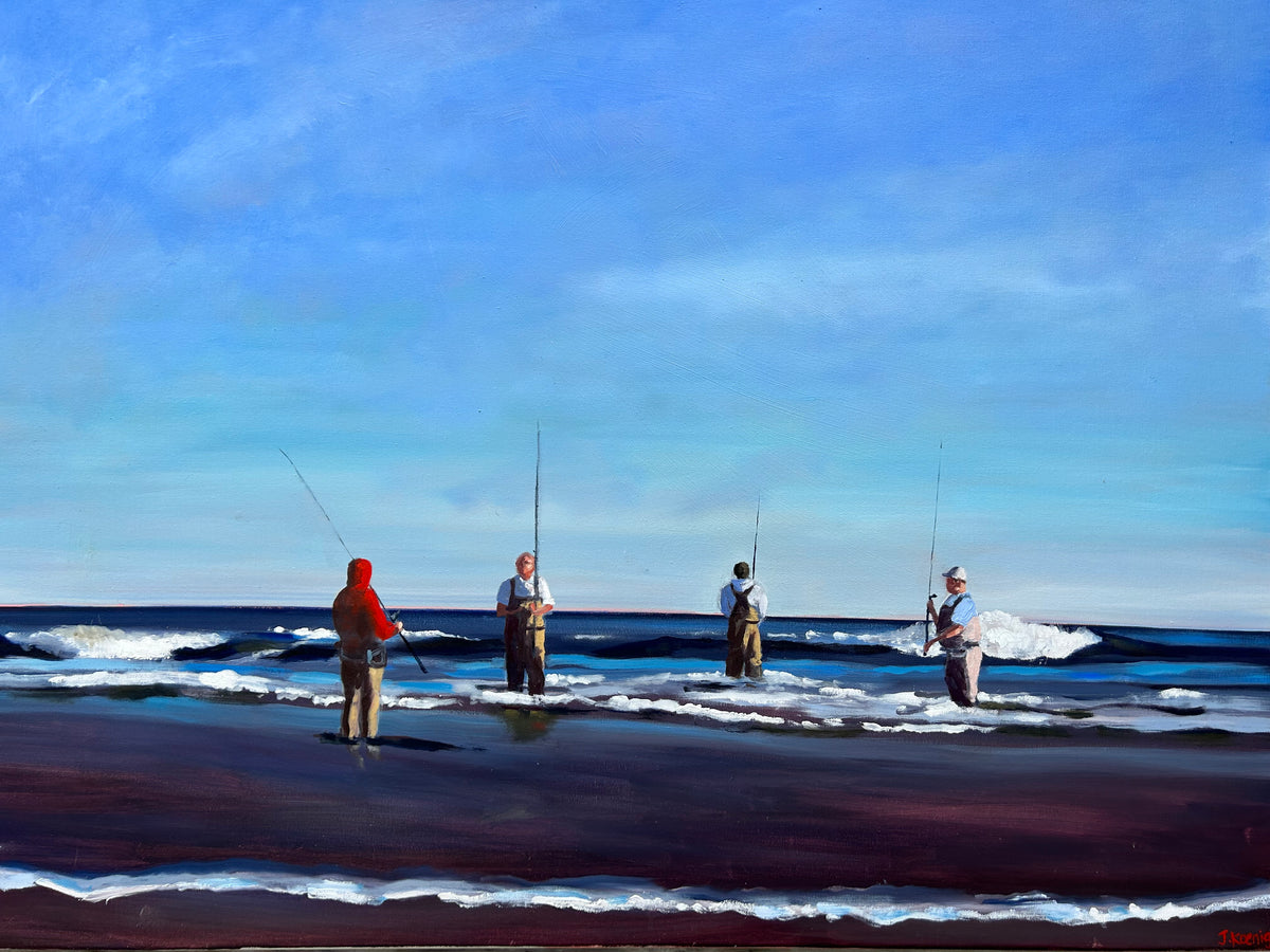 Cape Point Fishing – Jackie Koenig Painting